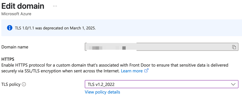 Optimizing Azure Front Door TLS Policies: A Deep Dive into Cipher Suite Options