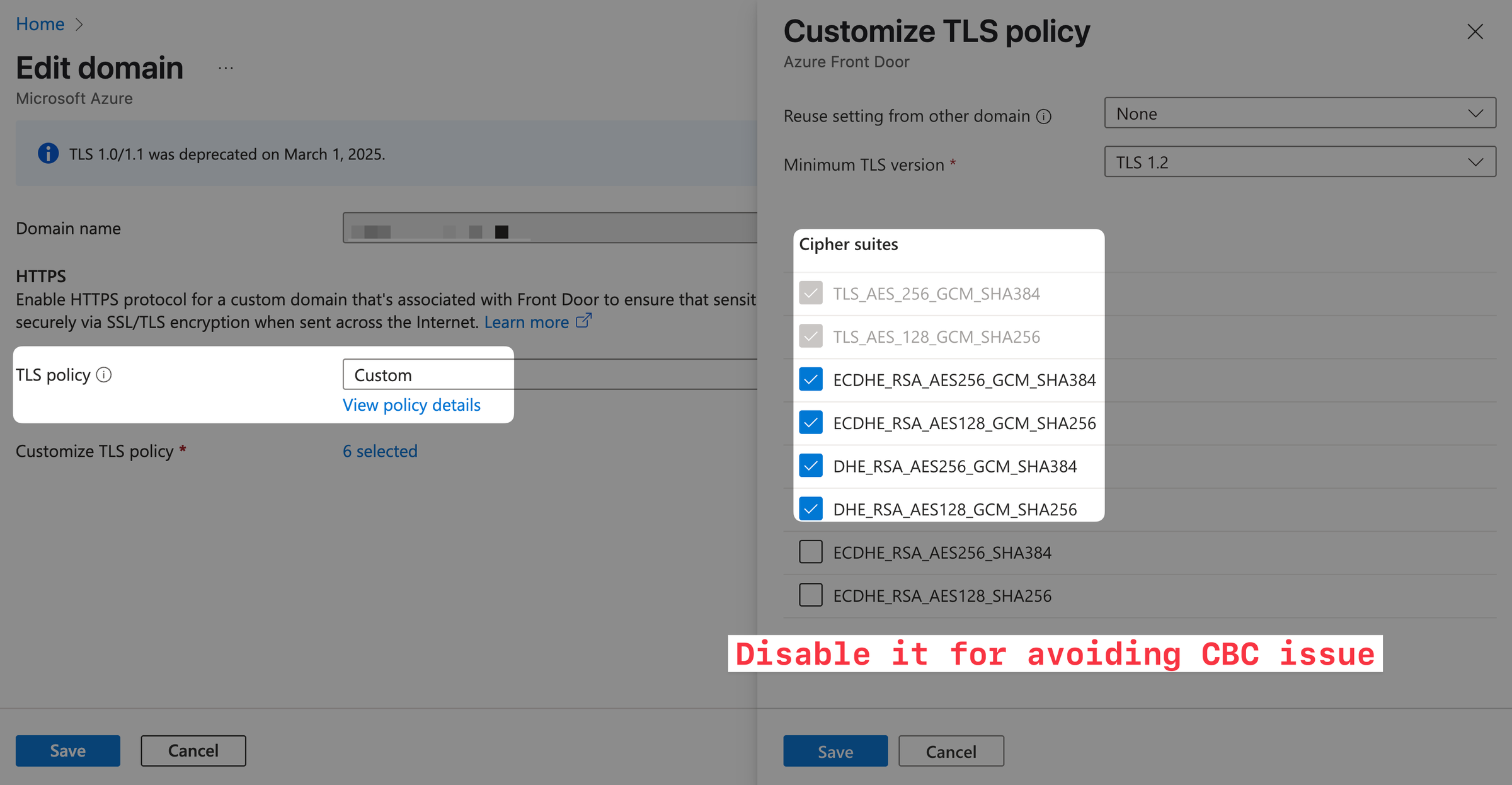 Optimizing Azure Front Door TLS Policies: A Deep Dive into Cipher Suite Options