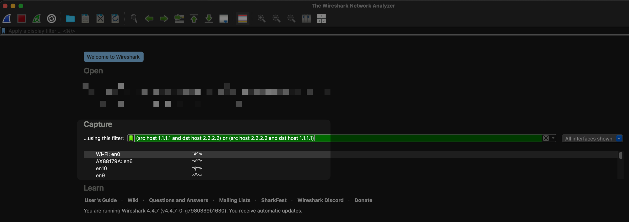 Analyzing TLS encrypted traffic through SSLKEYLOGFILE
